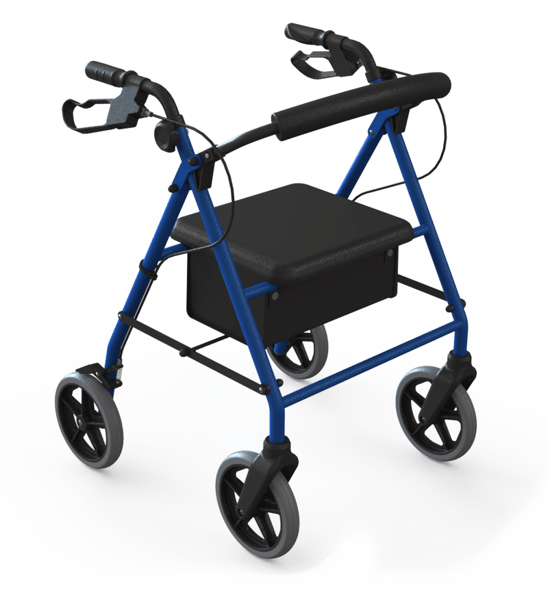 Redgum Alum Walker 8" Wheels - Respirico